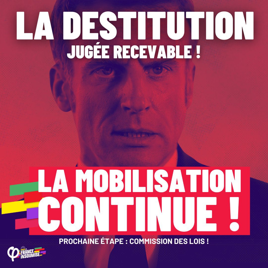 La procédure de destitution de Macron déclarée recevable par le bureau ...