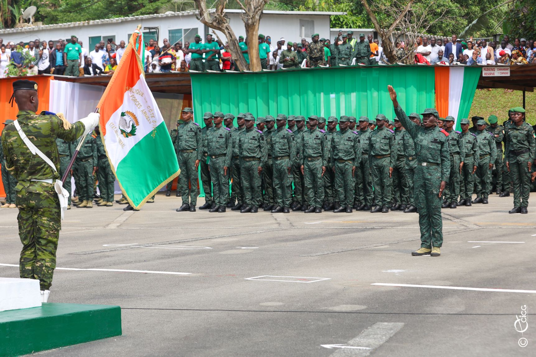 Eaux et Forêts: 1020 élèves officiers et sous-officiers dont 218 jeunes filles présentés au ...
